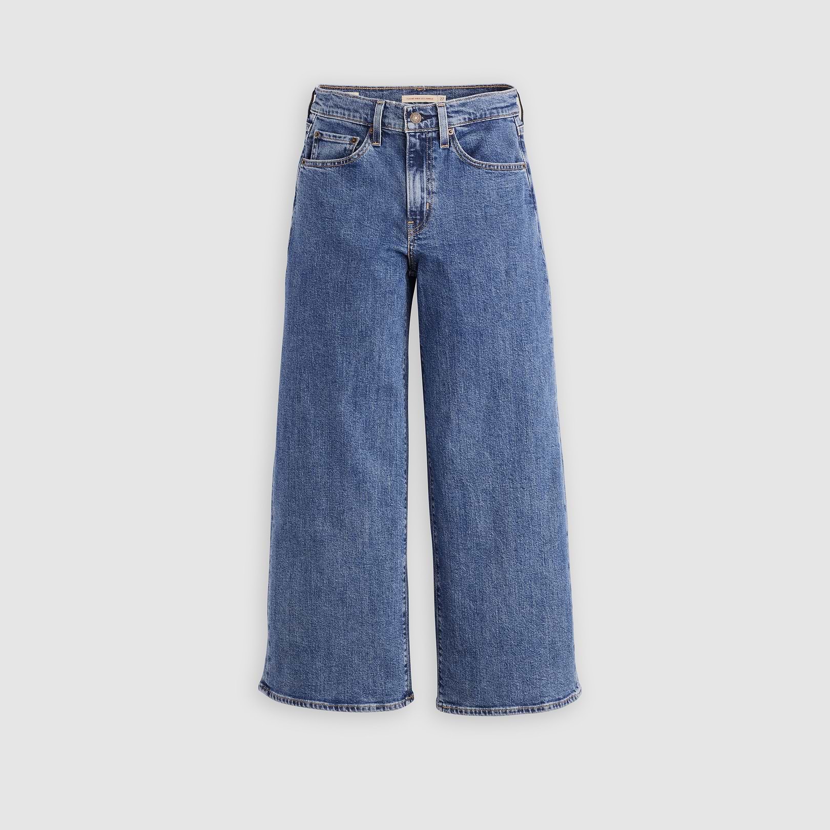 728 High-rise Wide-leg Ankle Women's Jeans - Medium Wash | Levi's® US