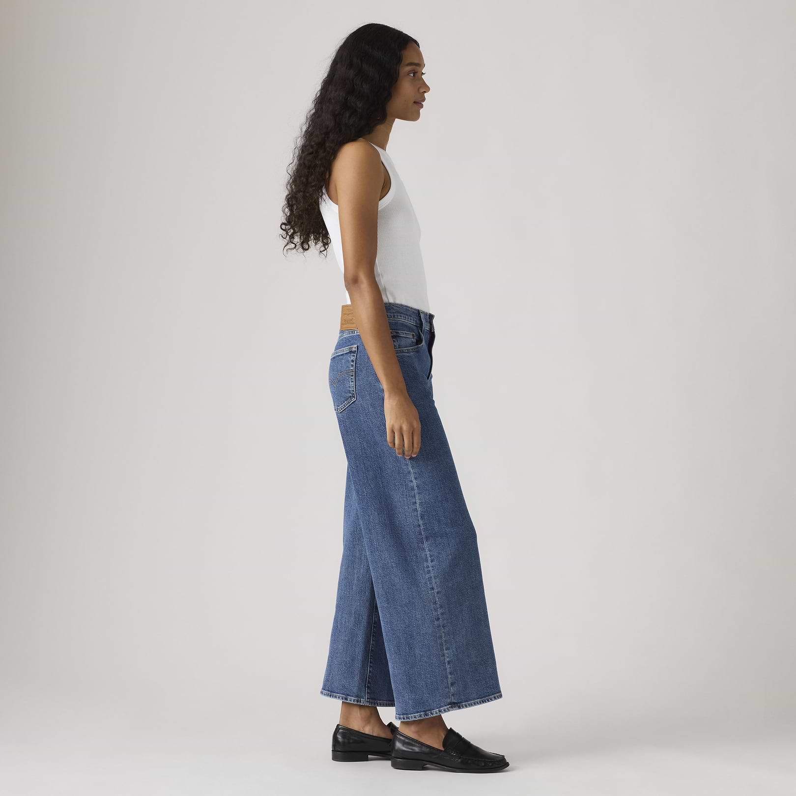 728 High-rise Wide-leg Ankle Women's Jeans - Medium Wash | Levi's® US