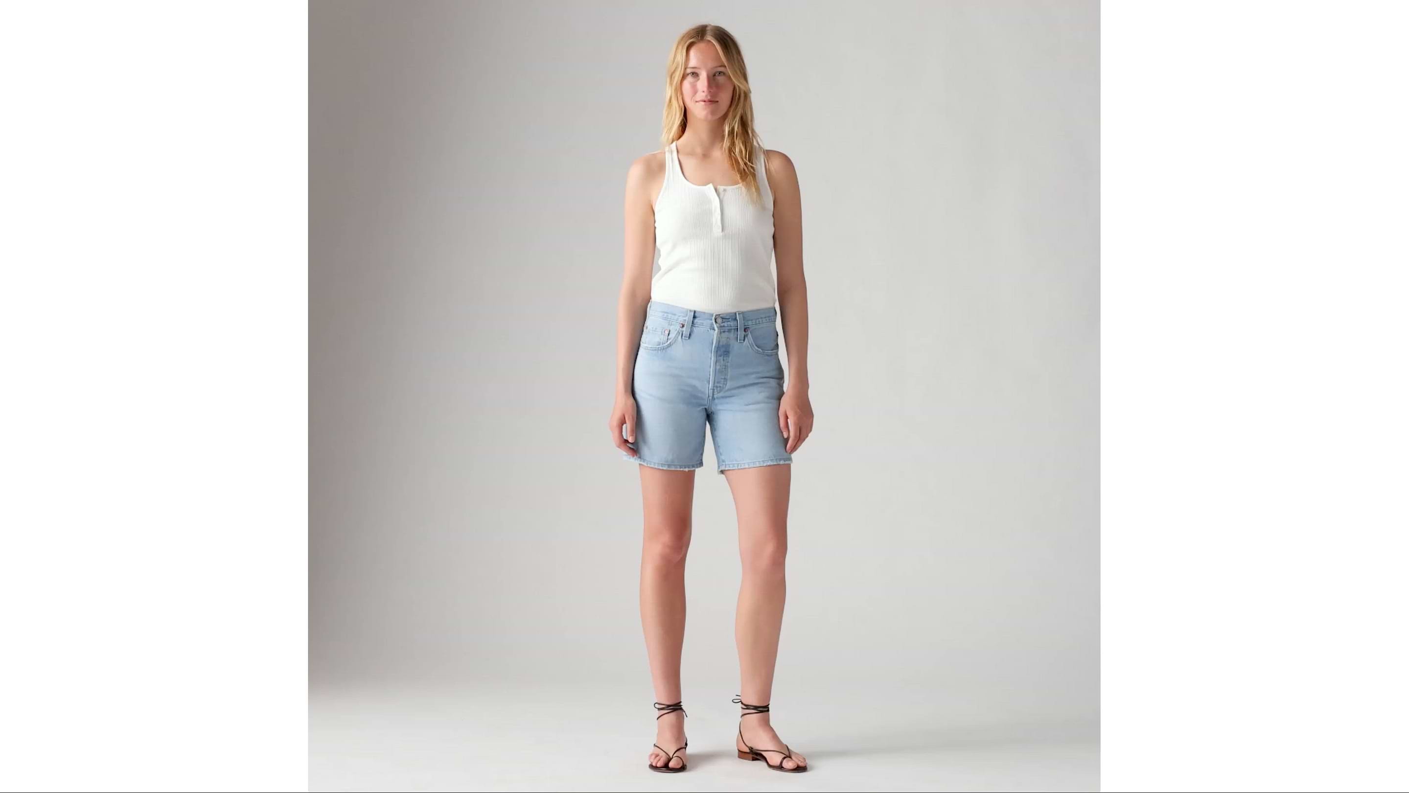 501® Mid Thigh Women's Shorts - Medium Wash | Levi's® US
